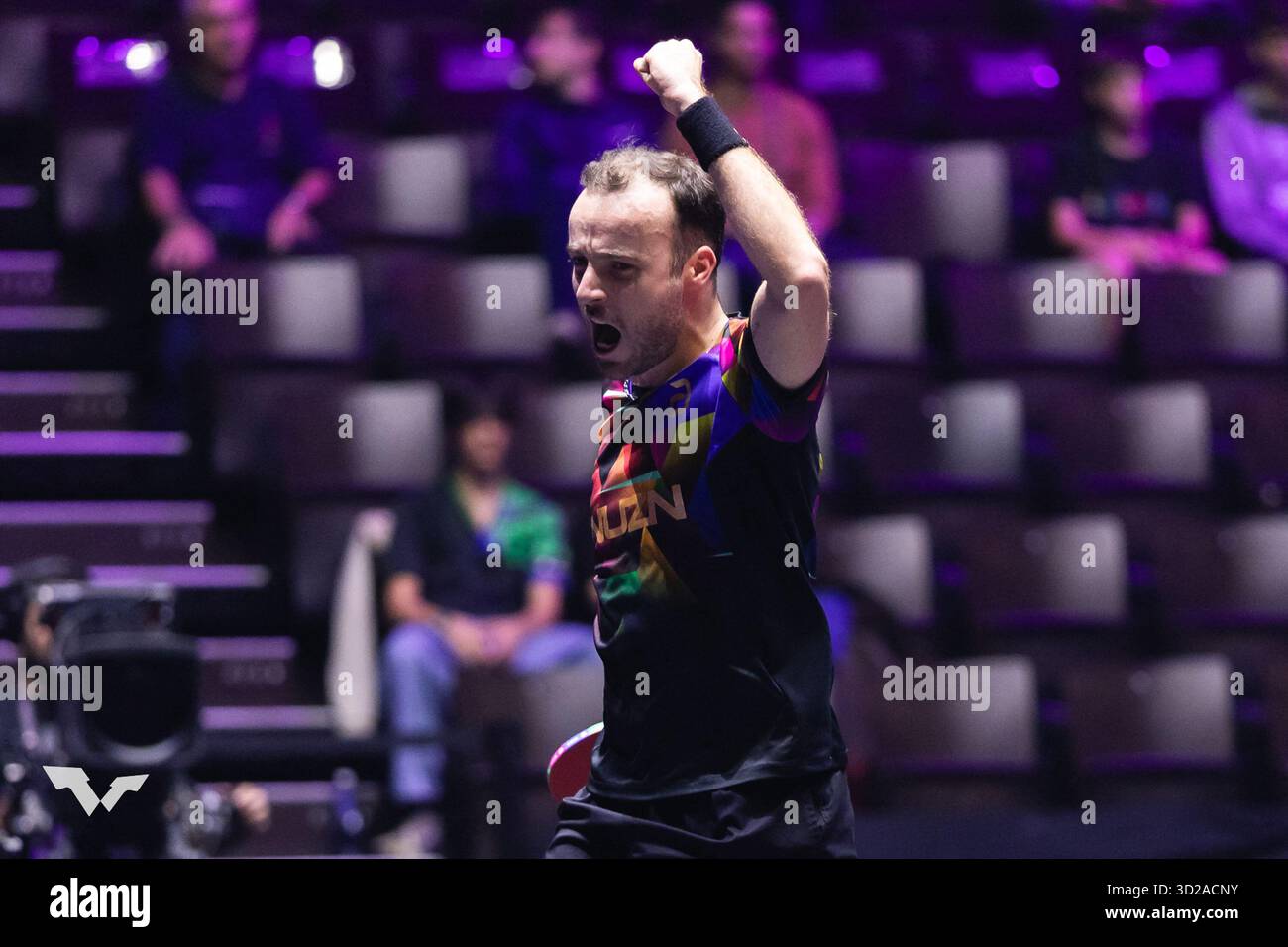 Simon Gauzy of France During the 16th WTT Champion Montpellier Final on ...