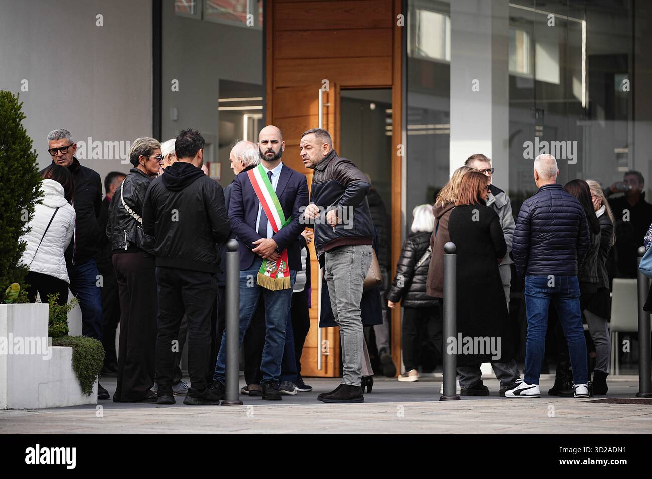 Collegno, Italia. 31st Oct, 2025. Funerale di Marco Veronese, l ...
