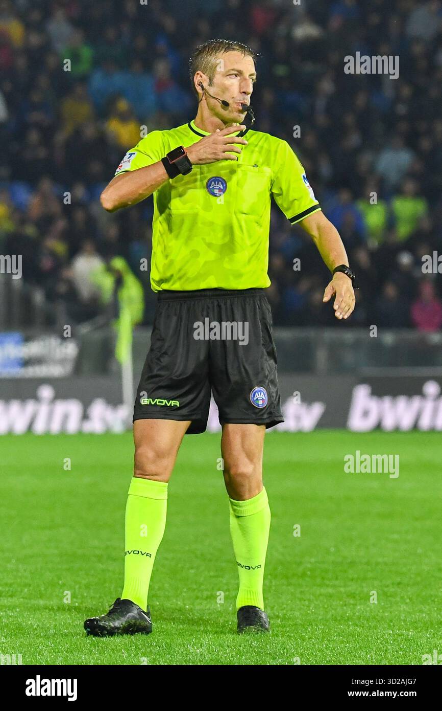 Referee Davide Massa during Pisa SC vs SS Lazio, Italian soccer Serie A ...