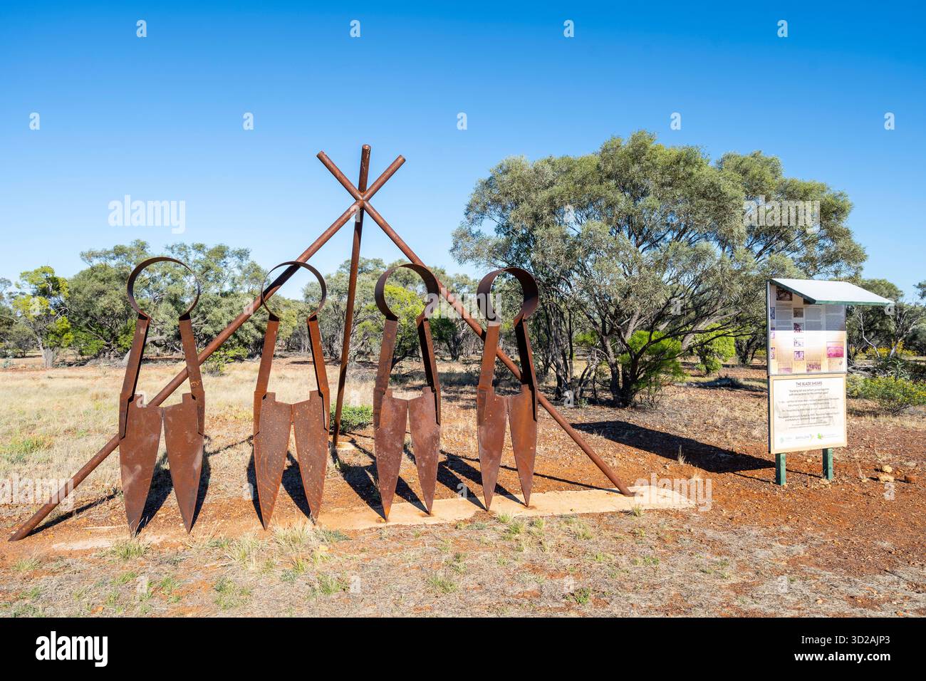 Monument and Information Board. Union Camp, Shearers Strike 1891 ...