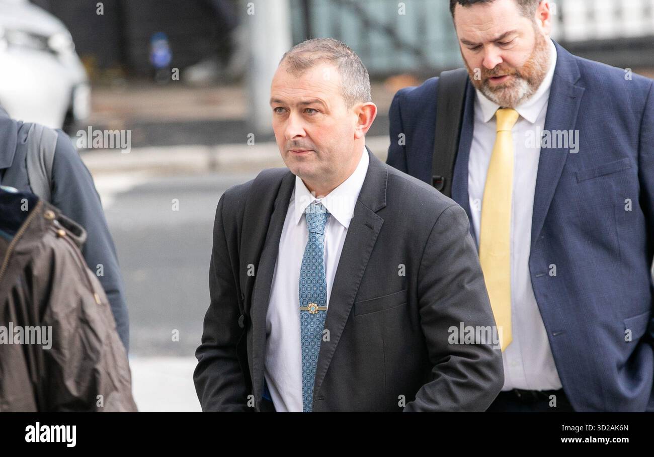 Detective Sgt Michael Bourke at Criminal Courts of Justice in Dublin ...