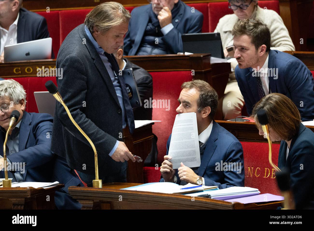 Jerome Guedj during a parliamentary debate on the 2026 budget at The ...