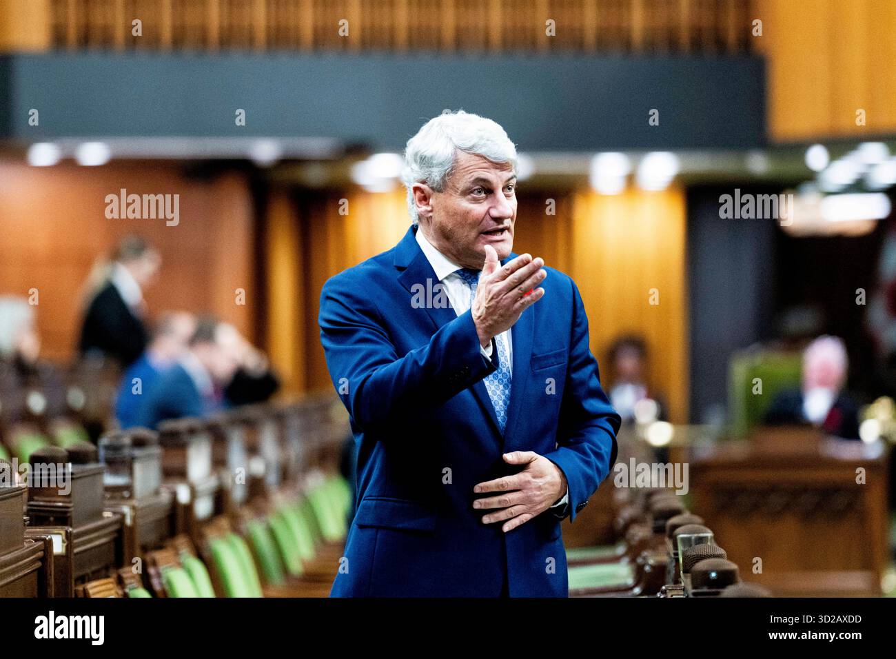 Conservative MP Gerard Deltell rises during Question Period in the ...