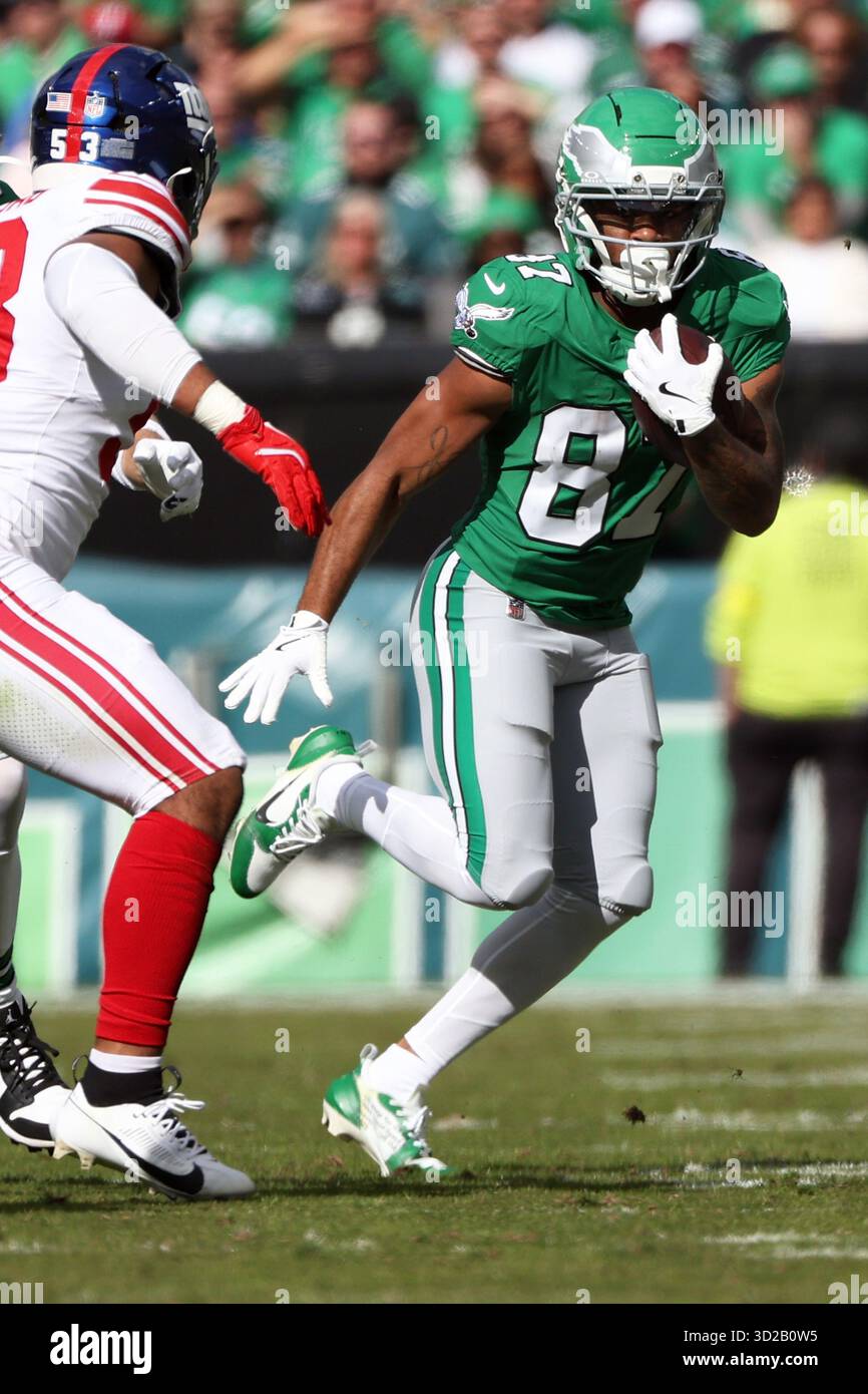 Philadelphia Eagles wide receiver Xavier Gipson (87) runs with the ball ...