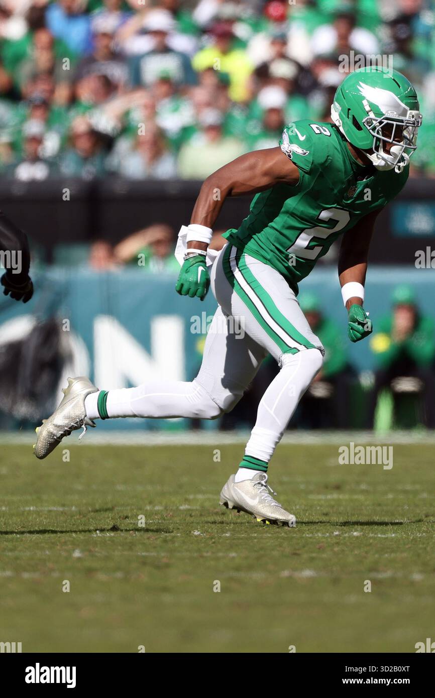 Philadelphia Eagles wide receiver Jahan Dotson (2) runs a route during ...