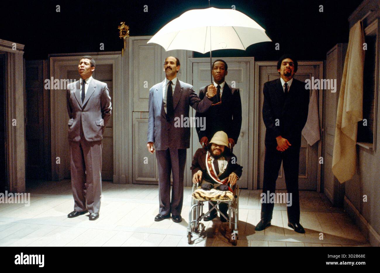 rear, l-r: Okon Jones, Stefan Kalipha, Hepburn Graham, Ben Onwukwe ...