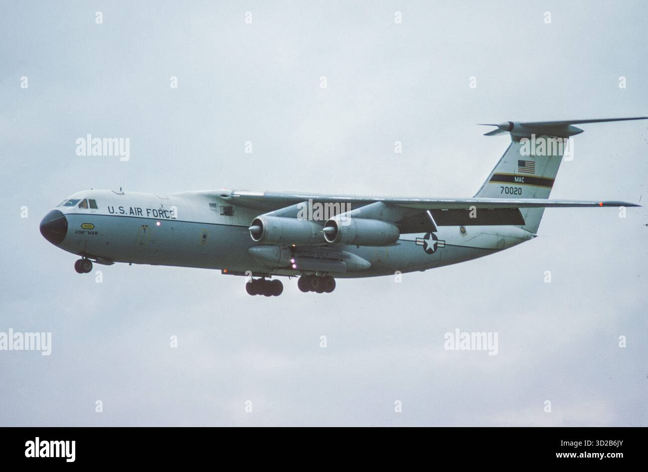 Vintage Lockheed C-141 Starlifter USAF military cargo or strategic ...