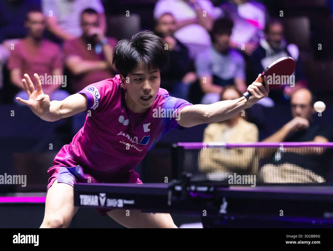 Hiroto Shinozuka of Japon During the 8th WTT Champion Montpellier Final on October 30, 2025 at ...