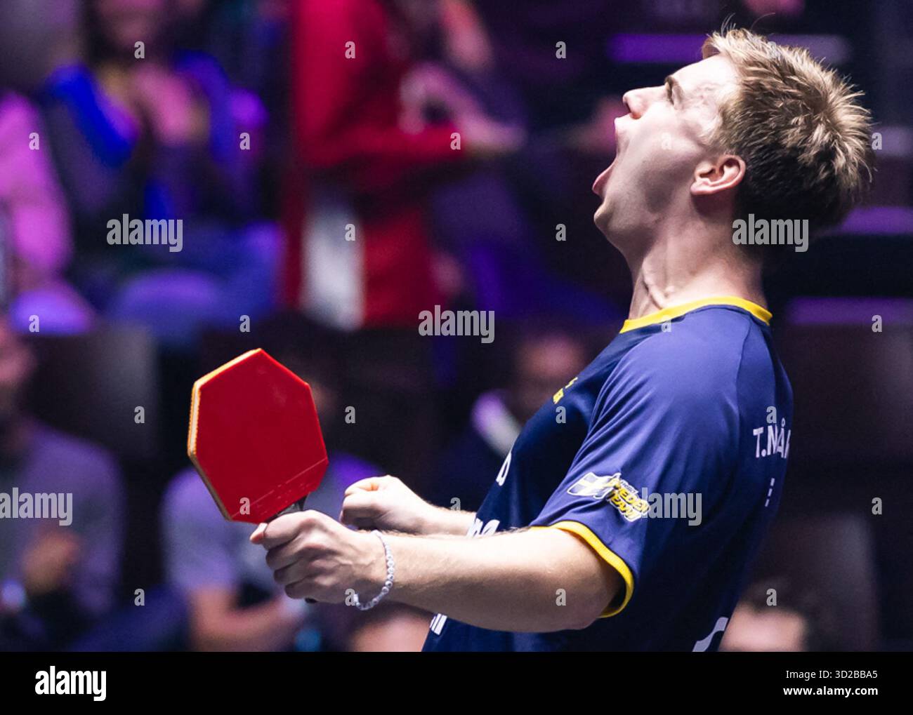 Truls Moregard of Suede During the 16th WTT Champion Montpellier Final ...