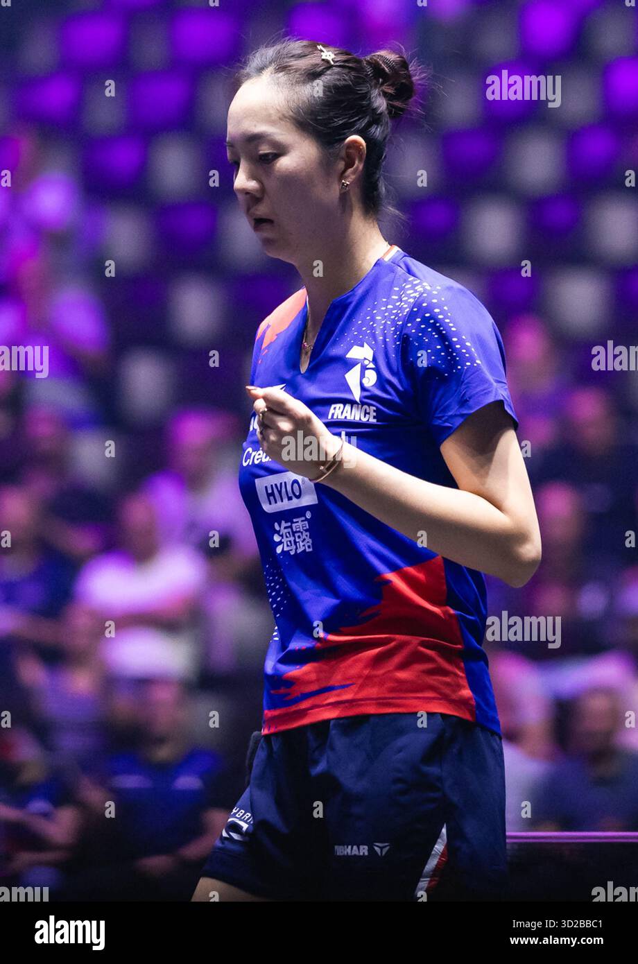 Jia Nan Yuan of France During the 16th WTT Champion Montpellier Final ...