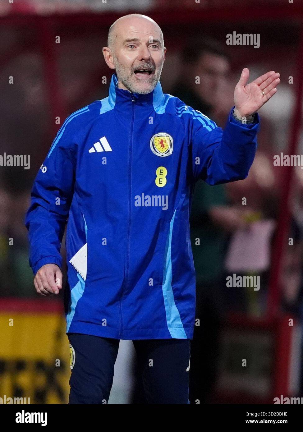 Scotland manager Brian McLaughlin during the UEFA European Under-17 ...