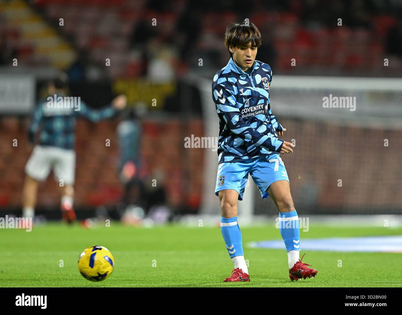 Wrexham, Wales, 31st October 2025. Tatsuhiro Sakamoto of Coventry City ...