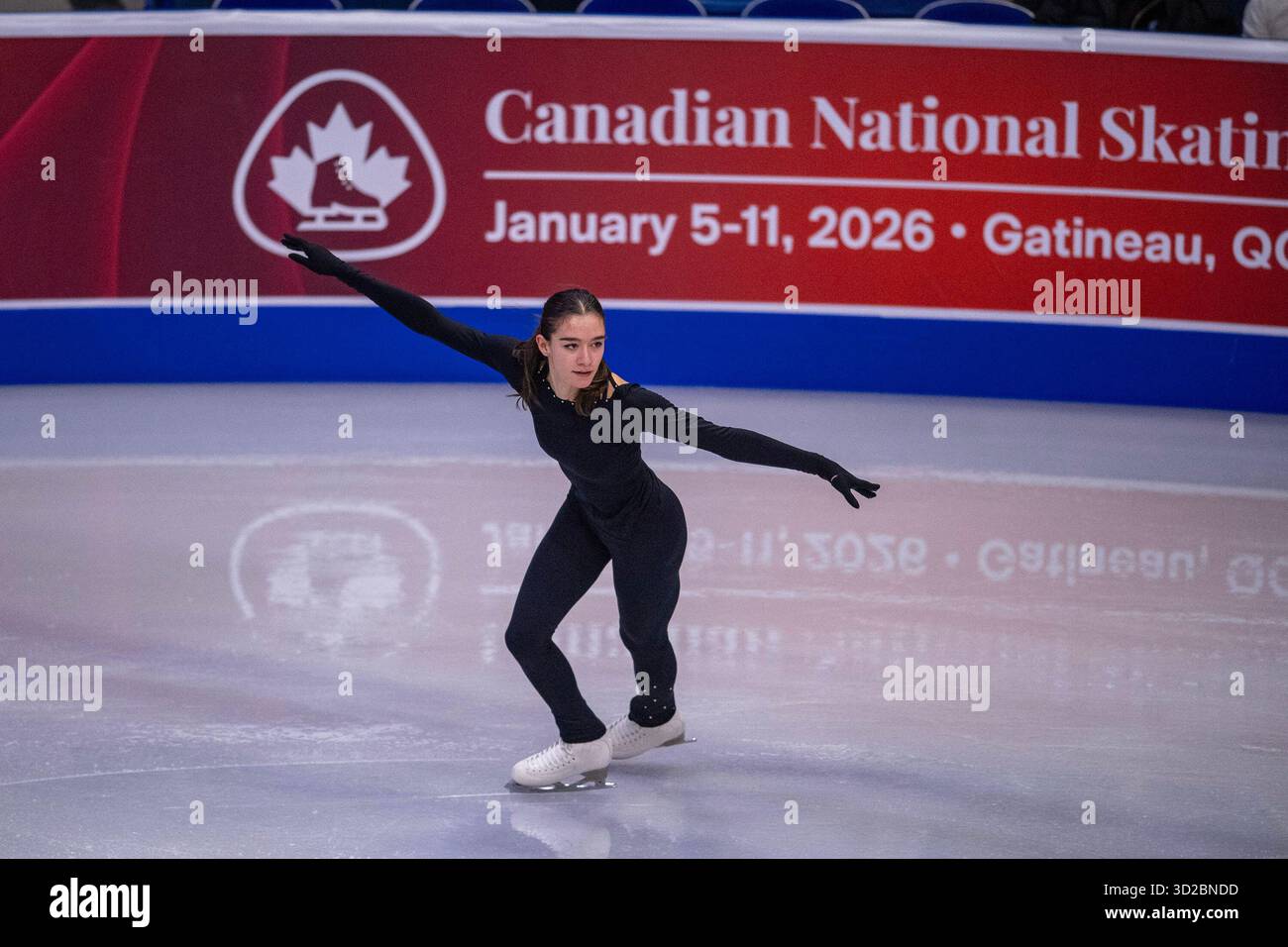 Italy's Lara Naki Gutmann skates during practice at the Skate Canada ...