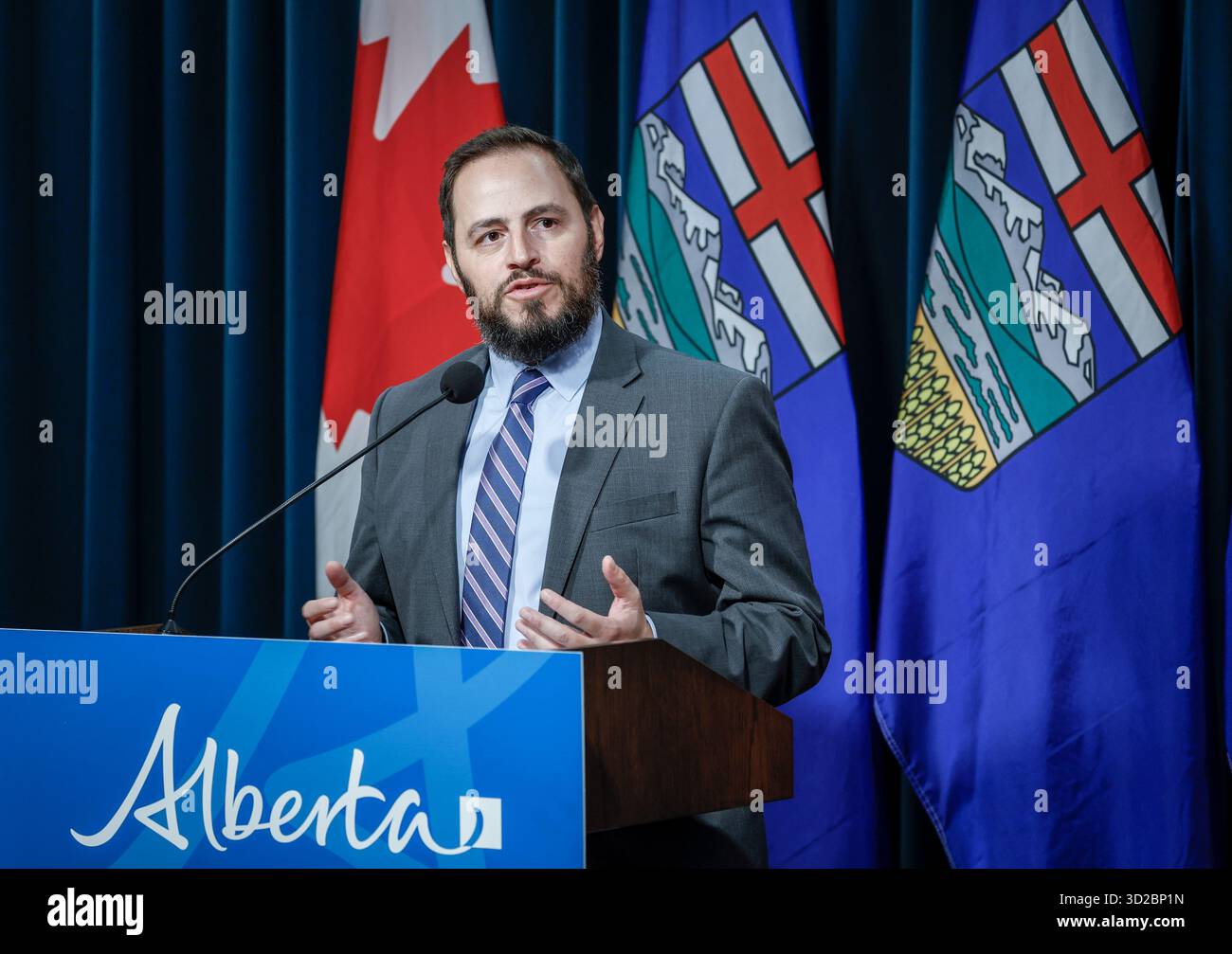 Alberta Education Minister Demetrios Nicolaides provides an update on ...