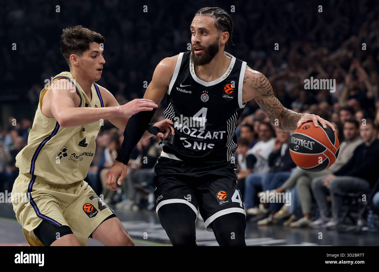 Belgrade, Serbia. 31th Oct, 2025. Partizan's Duane Washington during ...