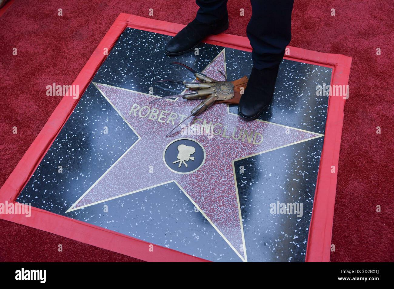 Robert Englund attends a ceremony honoring Robert Englund with a star ...