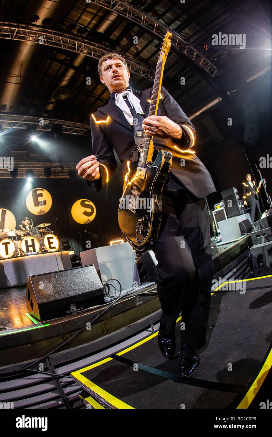 Milan Italy. 29th oct 2025. The Swedish rock band THE HIVES performs ...
