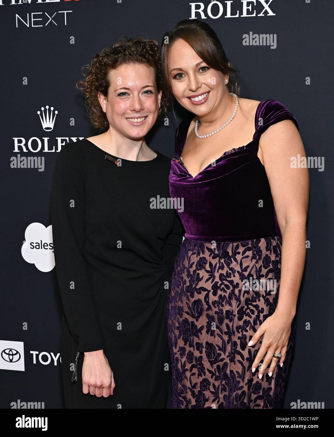 Casey Smith, left, and Katey Rusch attend Time100 Next at Pier 59 on ...