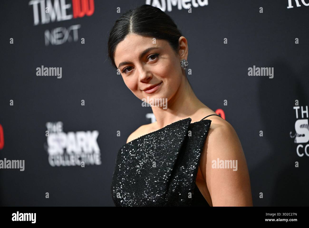 Monica Barbaro attends Time100 Next at Pier 59 on Thursday, Oct. 30 ...