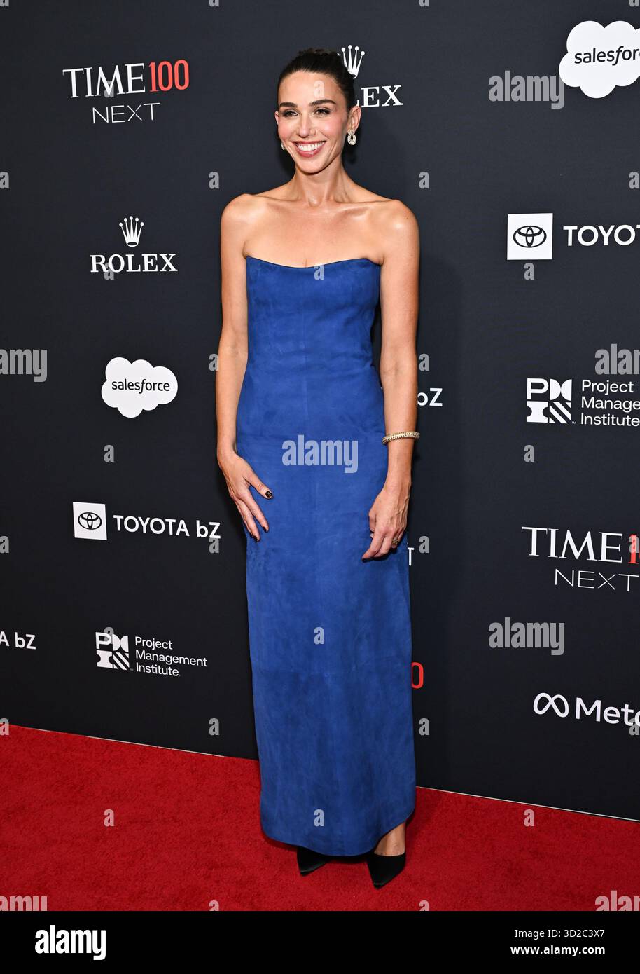 Saie founder and CEO Laney Crowell attends Time100 Next at Pier 59 on ...