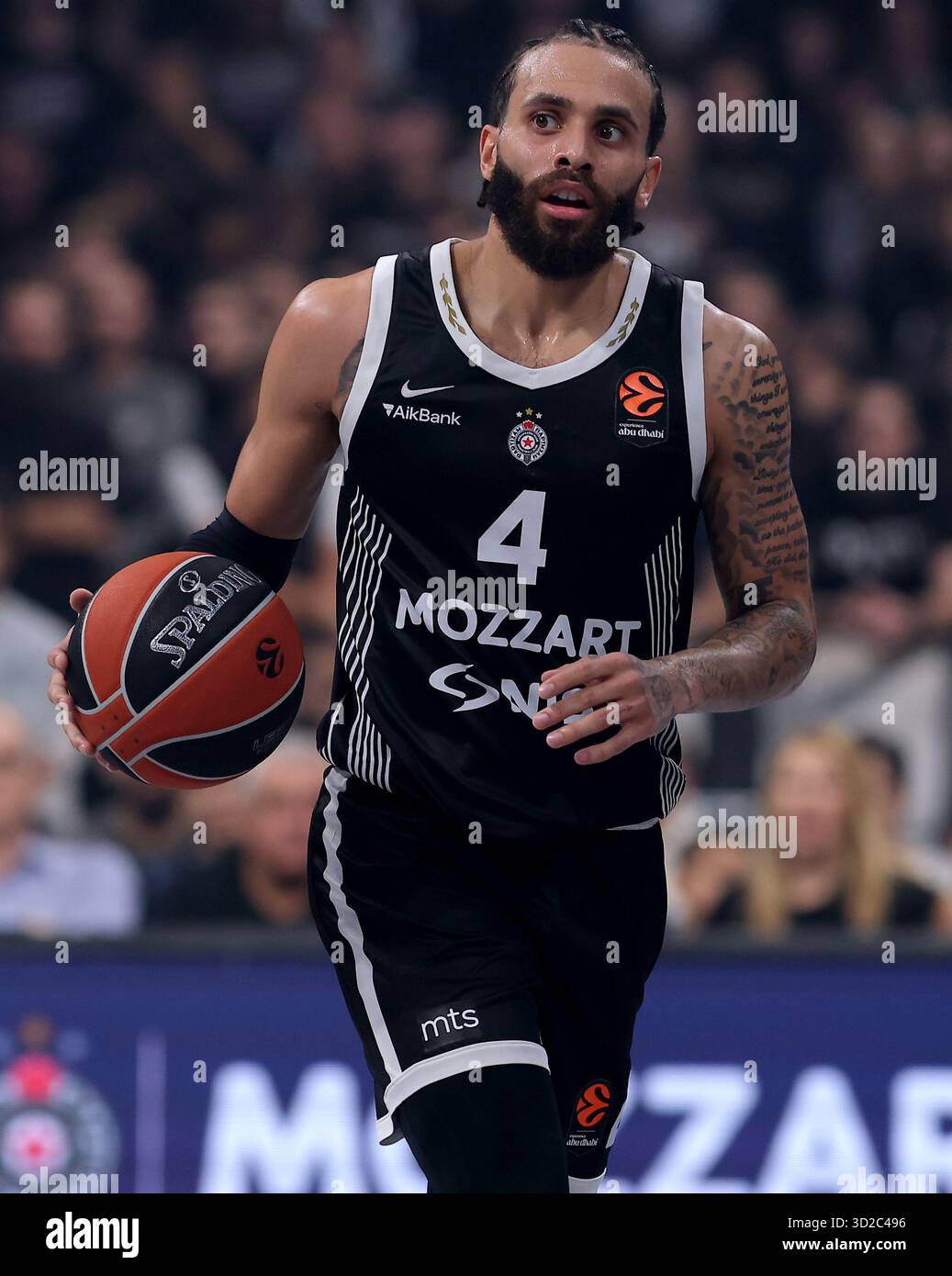 Belgrade, Serbia. 31th Oct, 2025. Partizan's Duane Washington during Euroleague basketball match ...