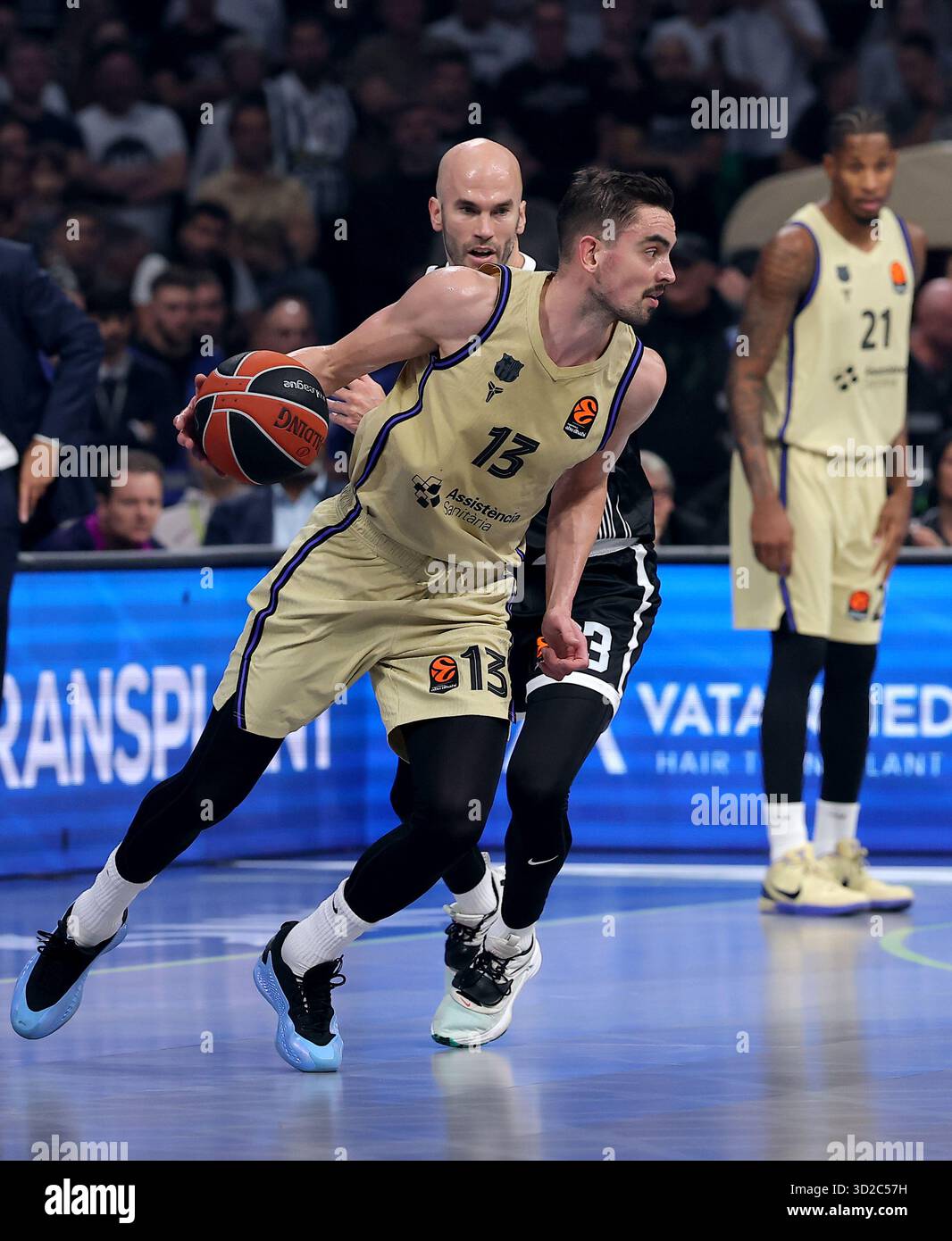 Belgrade, Serbia. 31th Oct, 2025. Barcelona's Tomas Satoransky during ...
