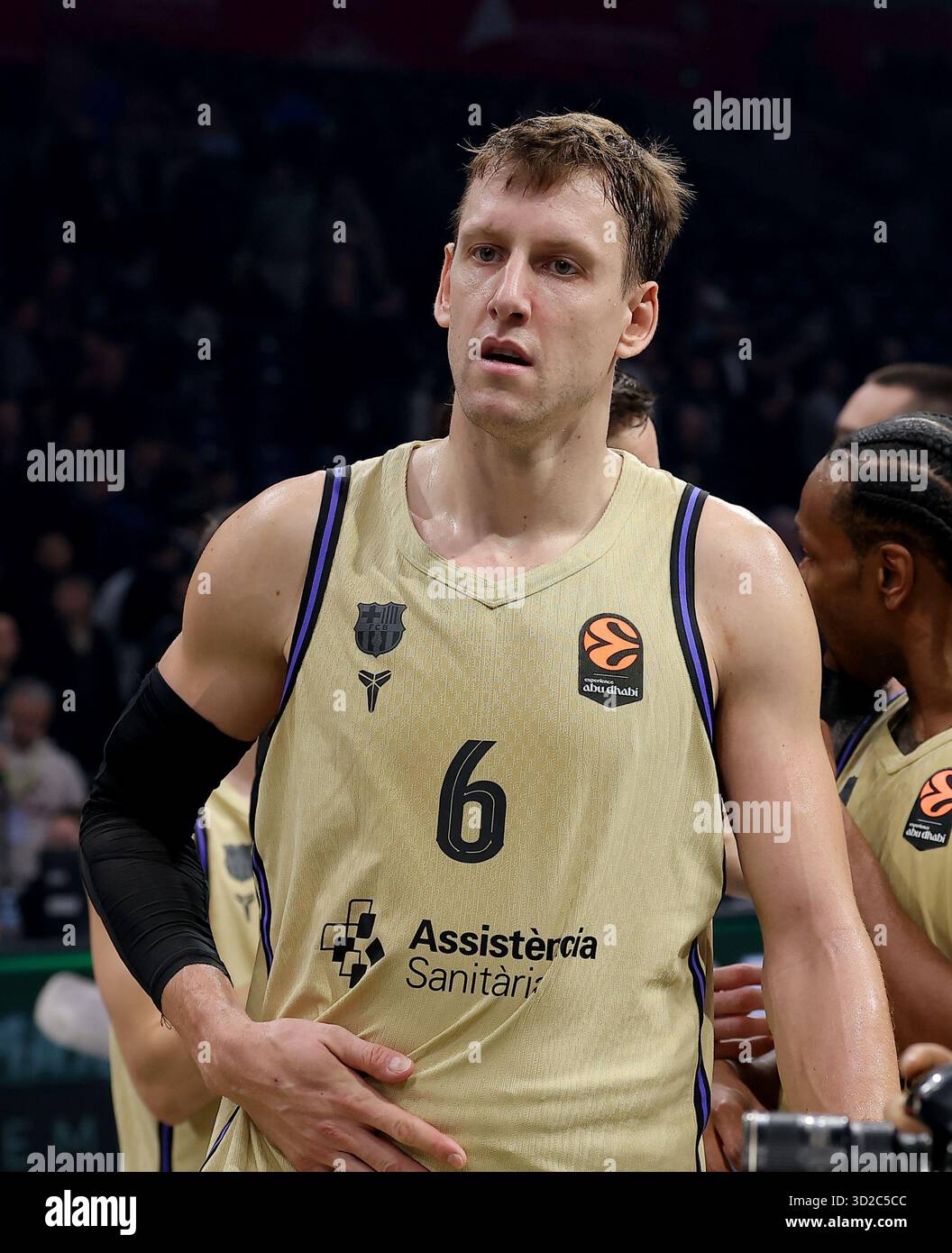 Belgrade, Serbia. 31th Oct, 2025. Barcelona's Jan Vesely during ...