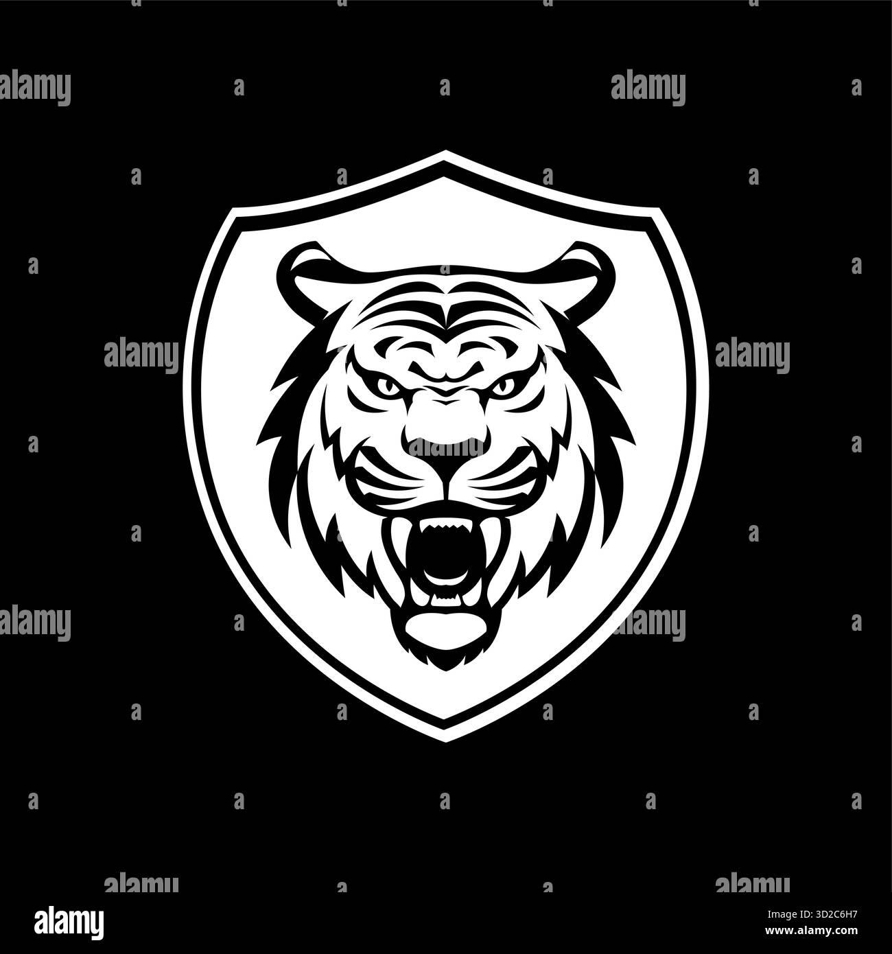 In gaming logo Black and White Stock Photos & Images - Alamy