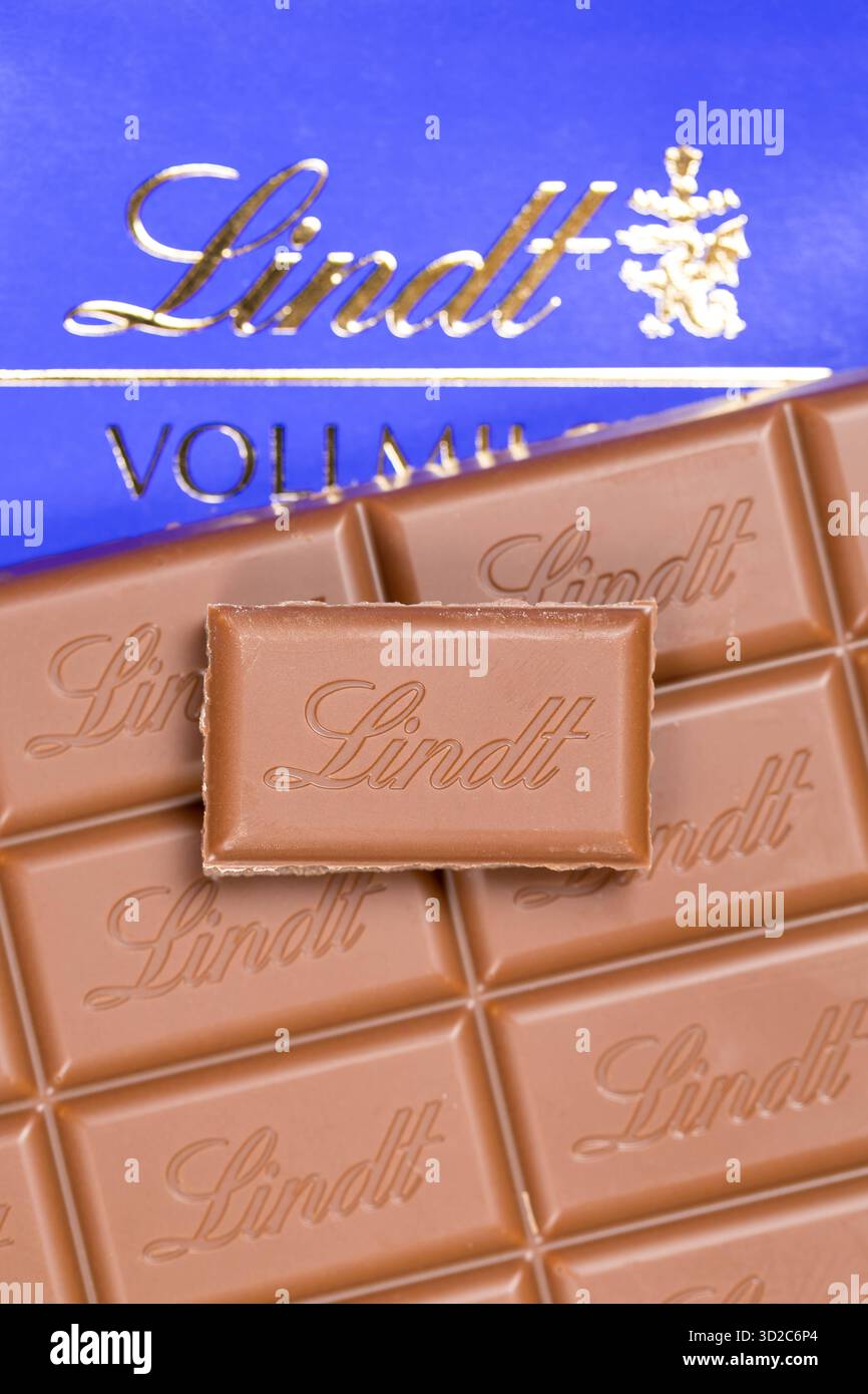 Lindt Schokolade Schweizer Schokoladentafel Schokoladen mit Logo in ...