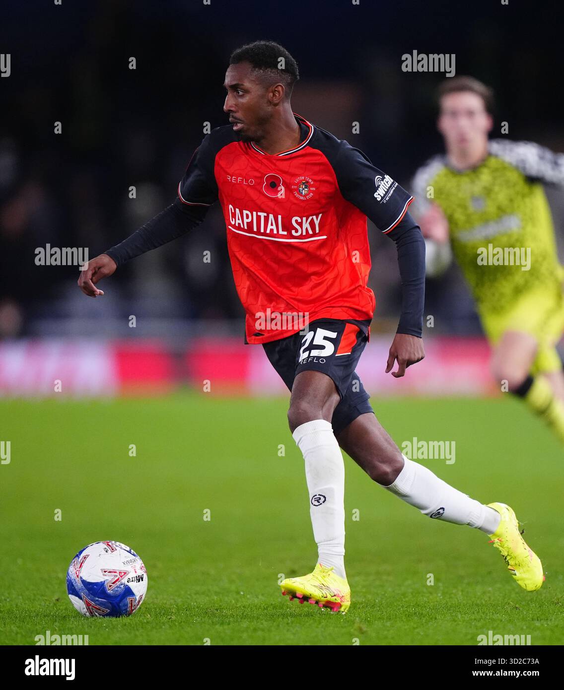 Luton Town's Isaiah Jones during the Emirates FA Cup first round match ...