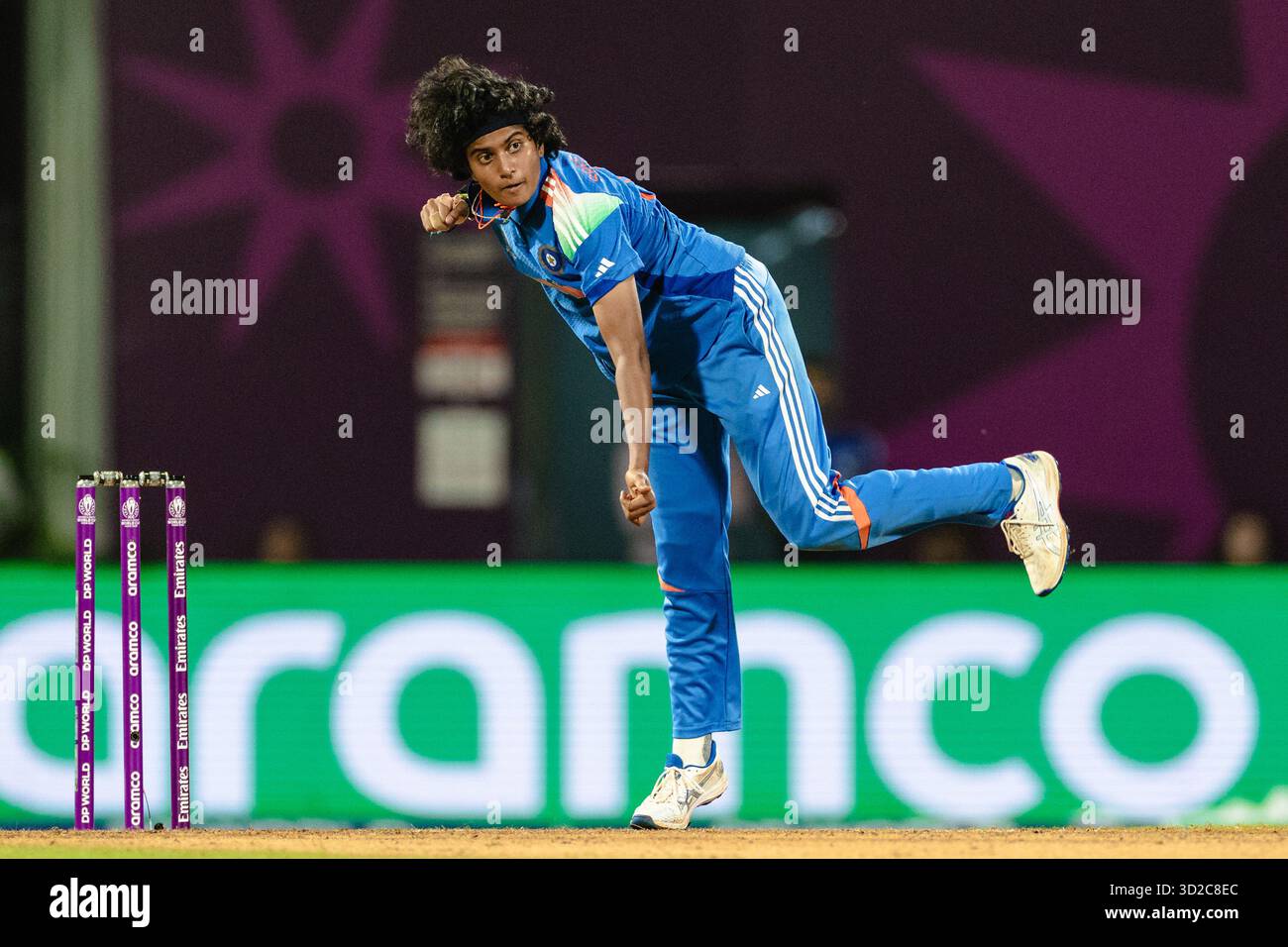 DY Patil Cricket Stadium, Navi Mumbai October 30th 2025: N Sree Charani ...