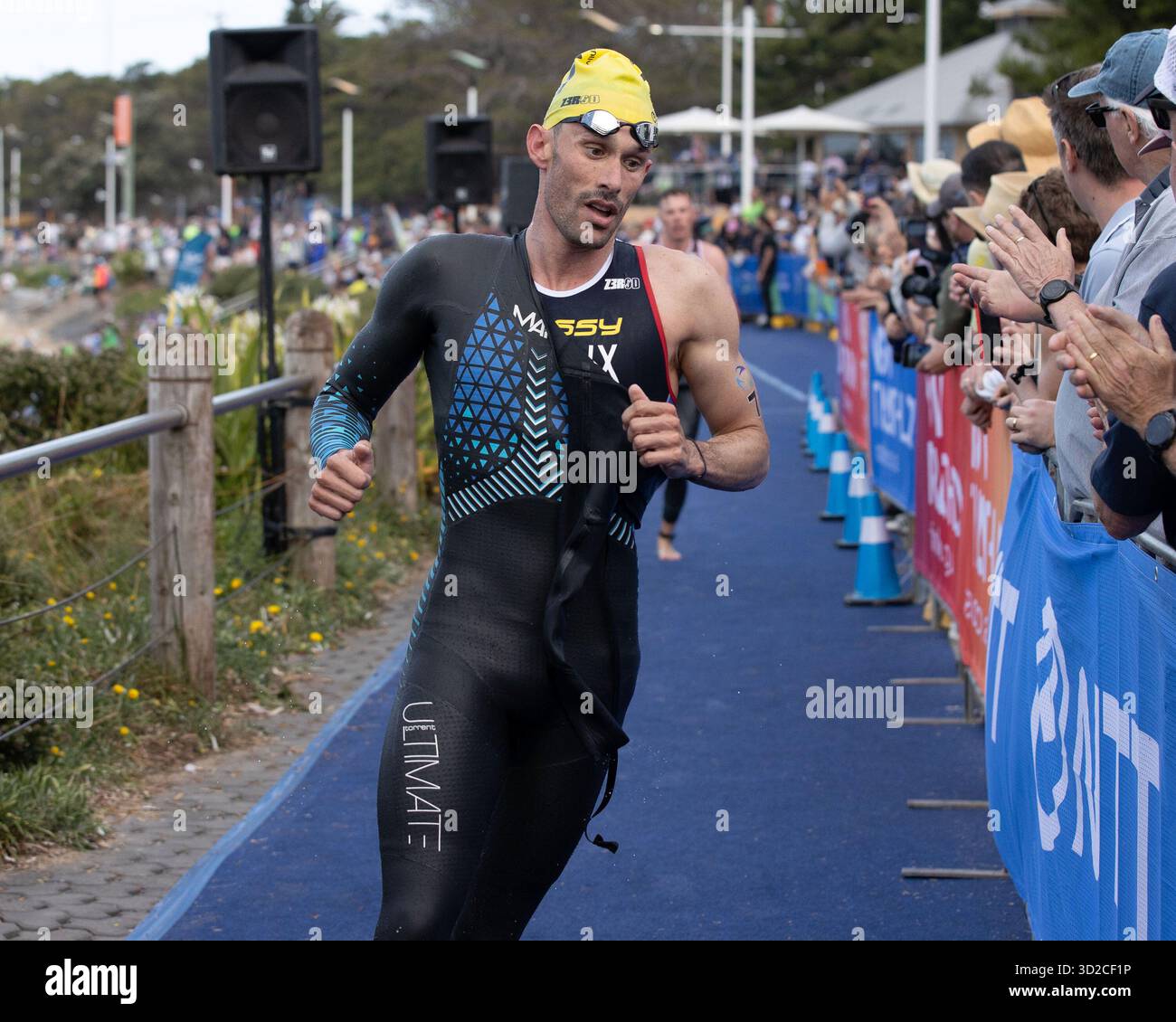 Dorian Coninx, of France, at the 2025 World Triathlon Championship ...