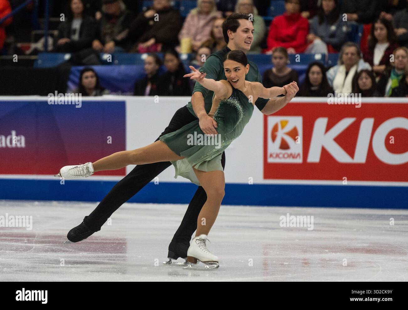Anastasia Vaipan-Law and Luke Digby of Great Britain skate in the Pairs ...