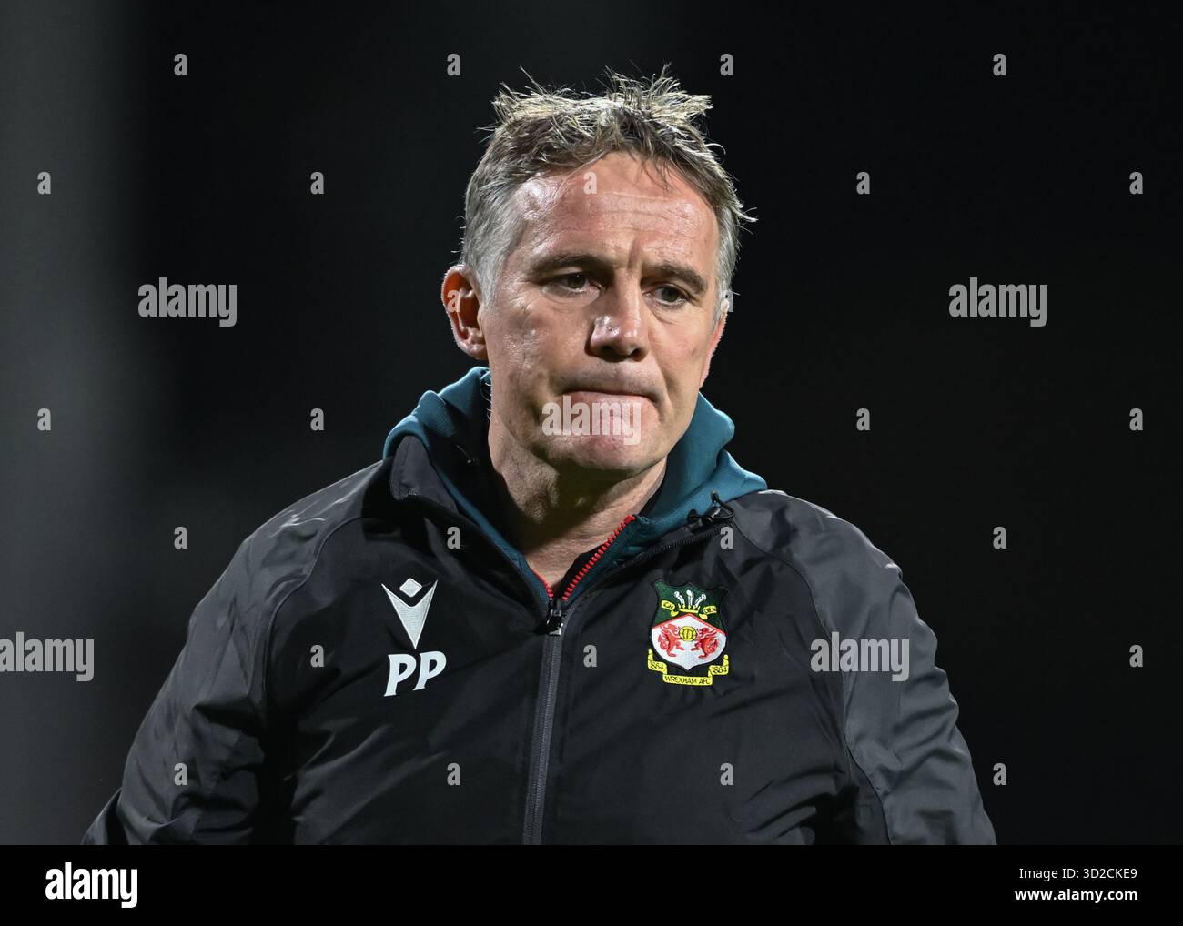 Wrexham, Wales, 31st October 2025. Phil Parkinson manager of Wrexham ...