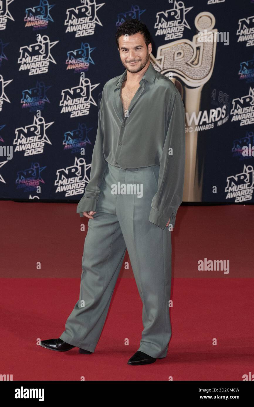 Amir attends the 27th NRJ Music Awards on October 31, 2025 in Cannes ...