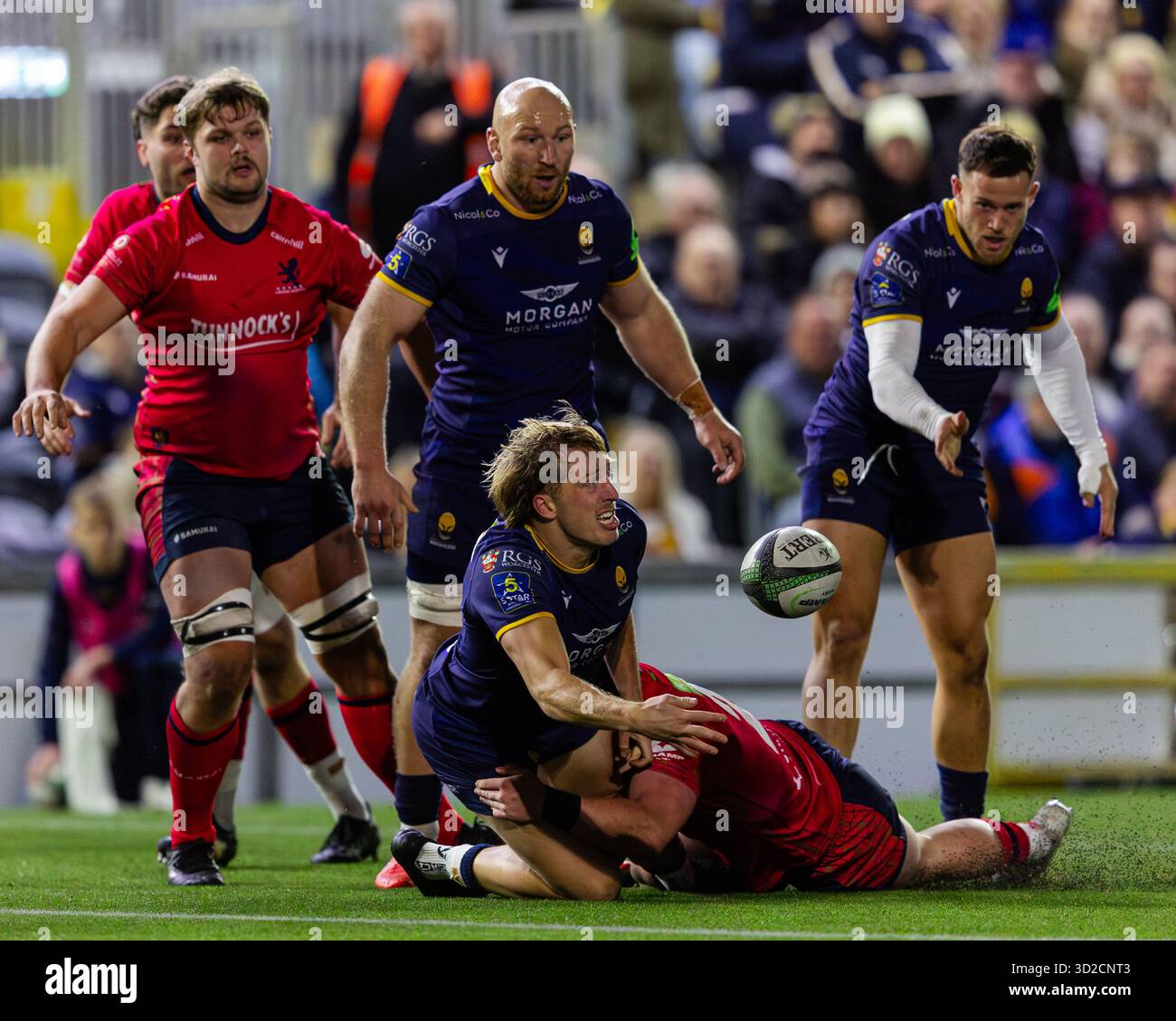 Worcester, England, UK, 31 October 2025. Louis Brown of Worcester ...