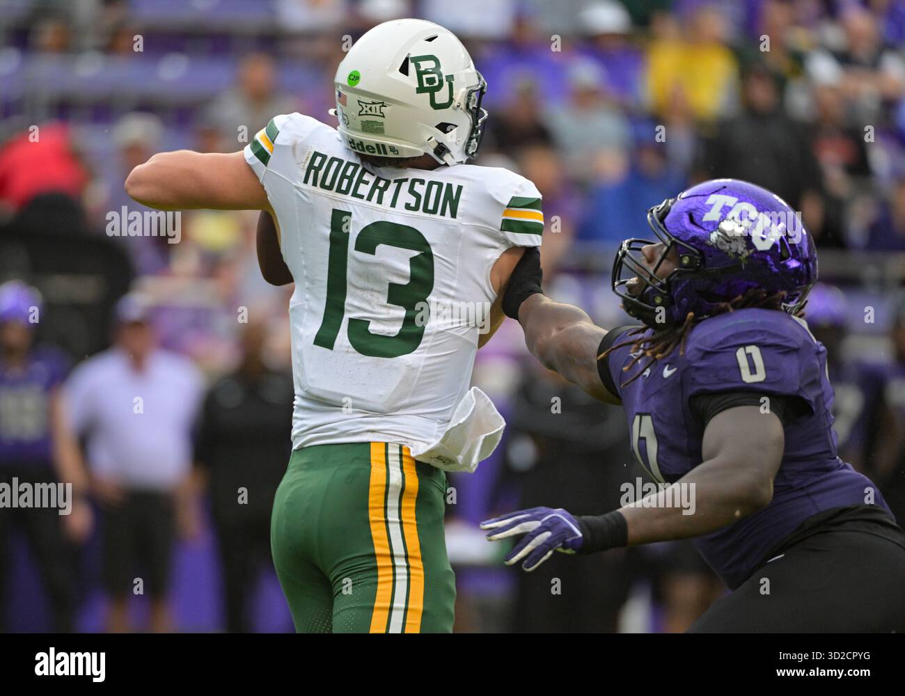 October 18, 2025 Texas Christian University Horned Frogs defensive ...