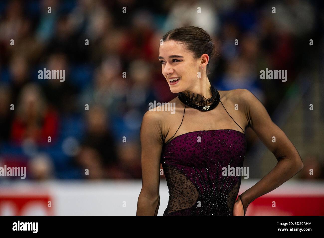 Lara Naki Gutmann of Italy skates in the Women's Short Program in the ...