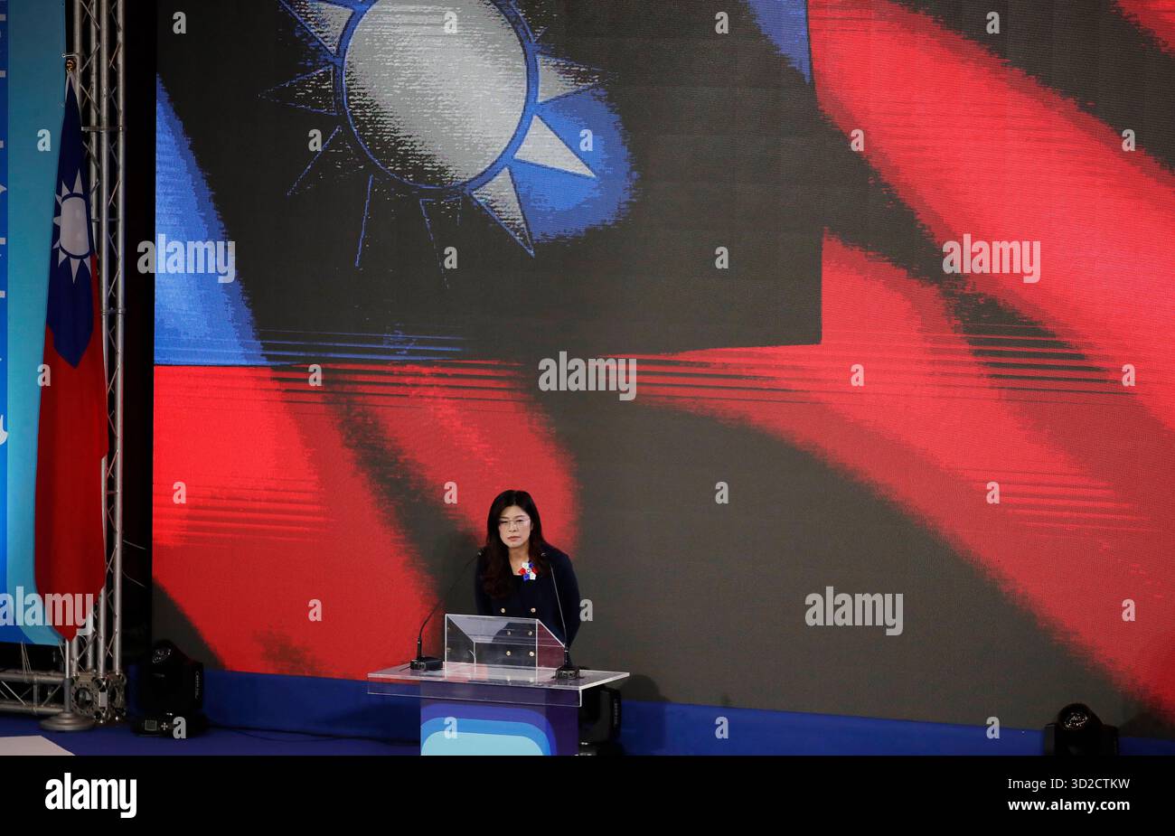 Cheng Li-wun, newly elected chairperson of Taiwan's main opposition ...