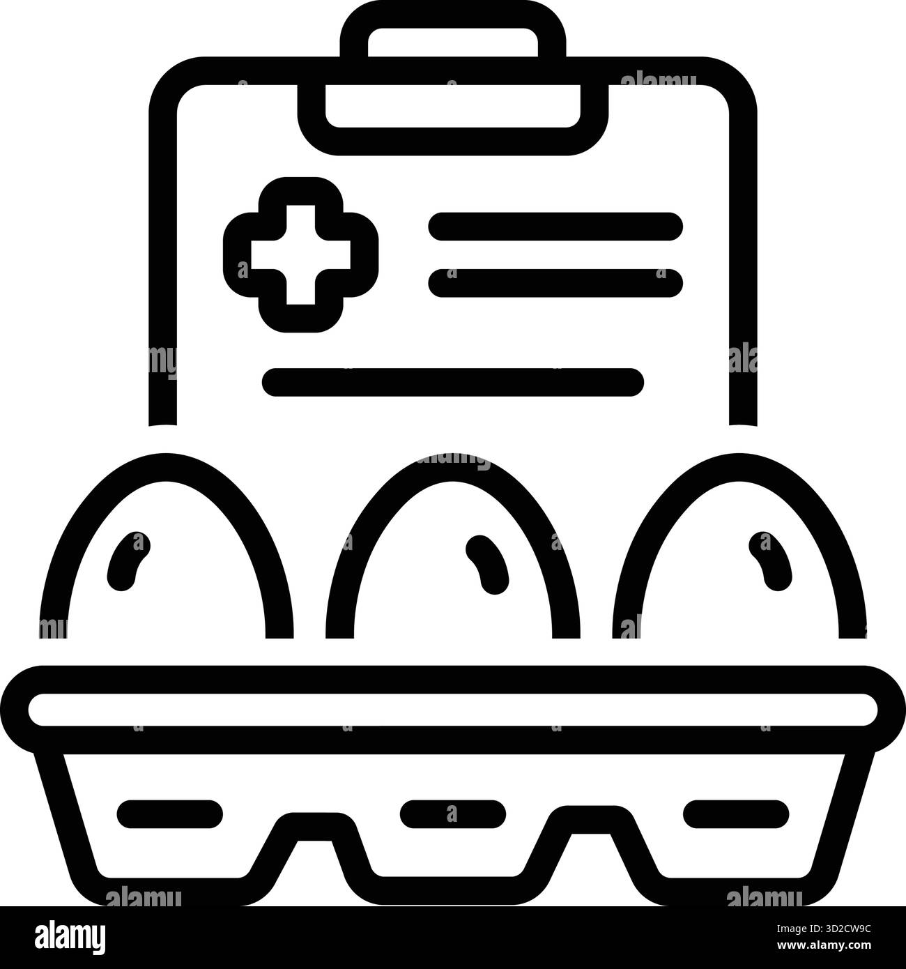 Icon food inspection Black and White Stock Photos & Images - Alamy