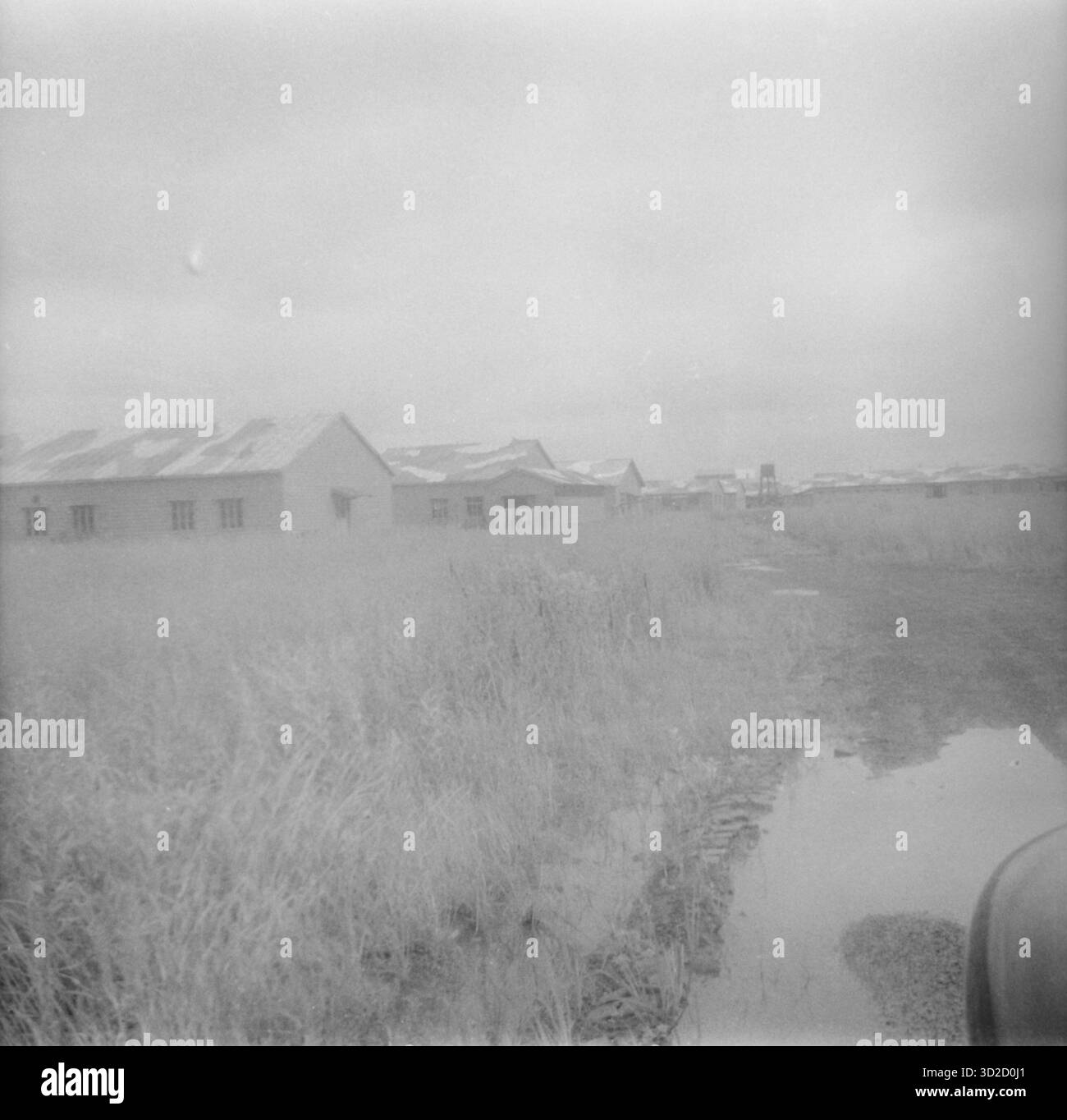 Vintage photo of Japanese military facilities, during Second Sino ...