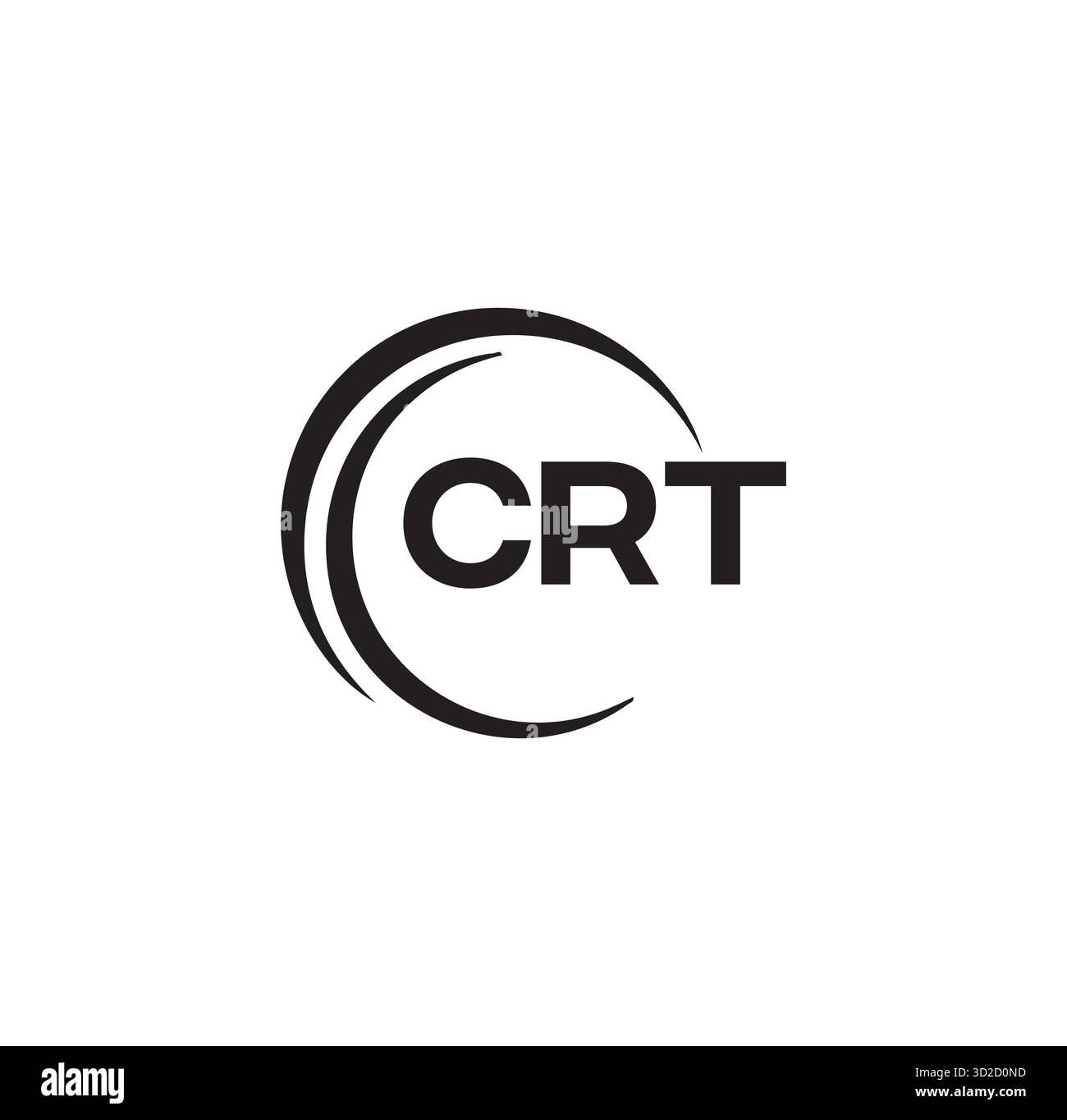 CRT set ,CRT logo. C R T design. White CRT letter. CRT, C R T letter ...