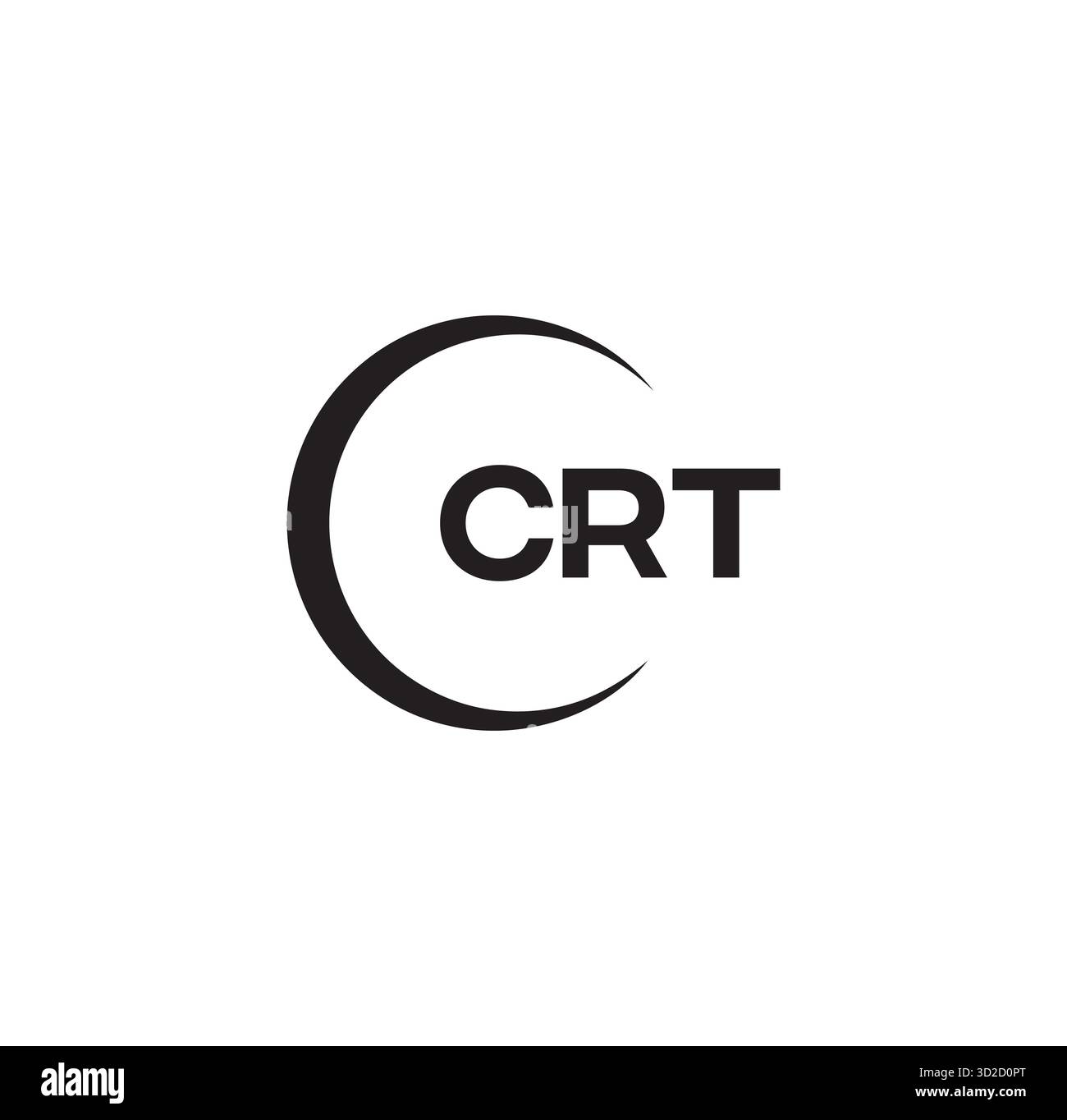 CRT set ,CRT logo. C R T design. White CRT letter. CRT, C R T letter ...