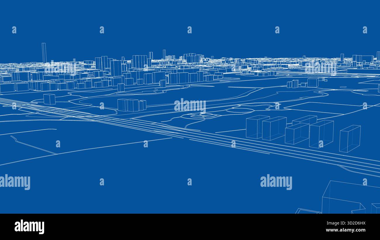 Modern city layout Stock Vector Images - Alamy