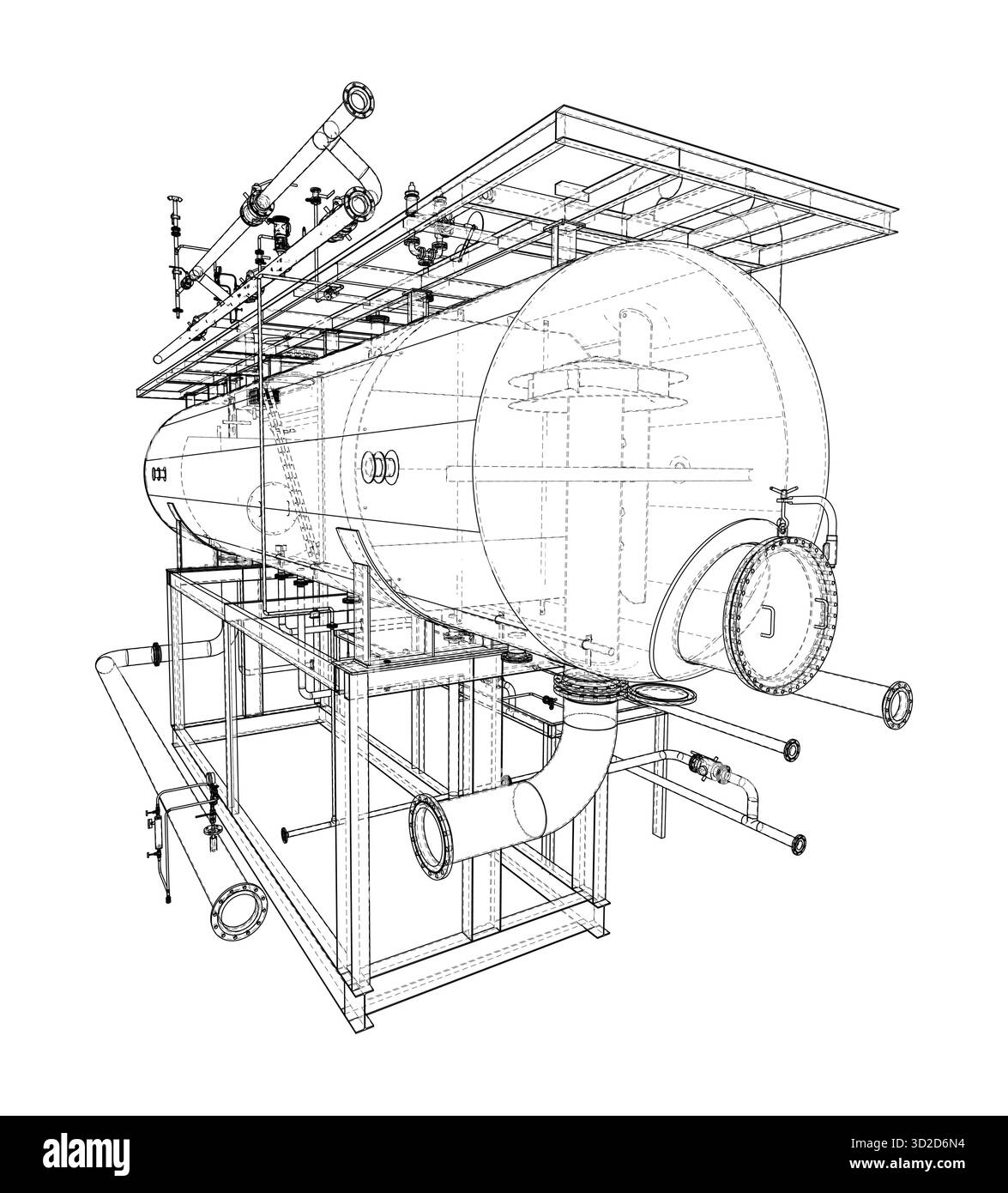 Industrial process flow Black and White Stock Photos & Images - Alamy