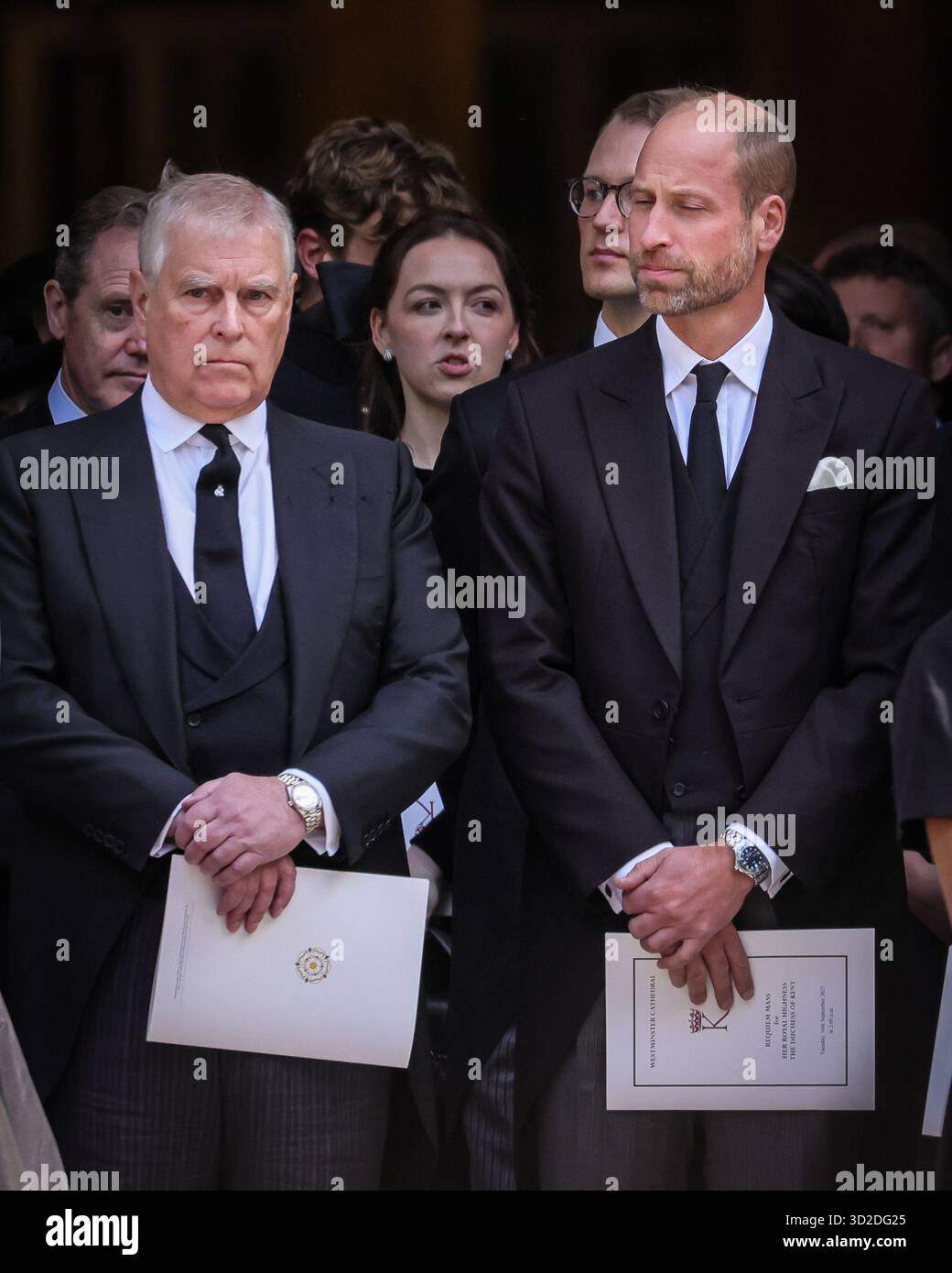 Prince Andrew, now Andrew Mountbatten Windsor and Prince William ...