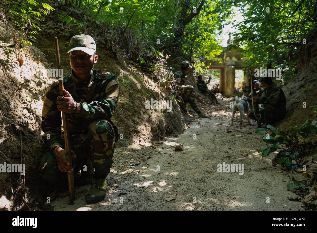 July 5, 2025, Tabayin, Sagaing Region, Myanmar: Soldiers from the ...