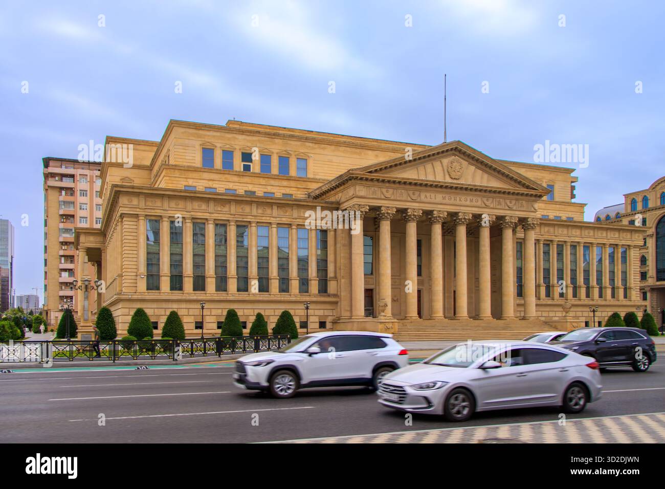 Baku, Azerbaijan. Building housing the Constitutional Court of the ...