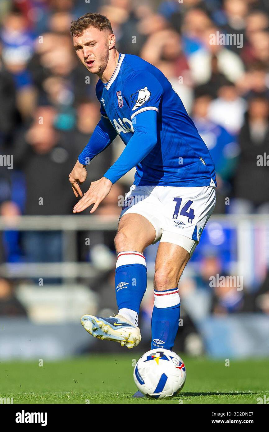 Jack Taylor of Ipswich Town passes the ball during the Sky Bet ...