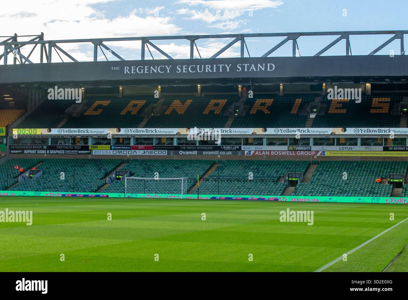A general view of Norwich City Football Club stadium during the Sky Bet ...